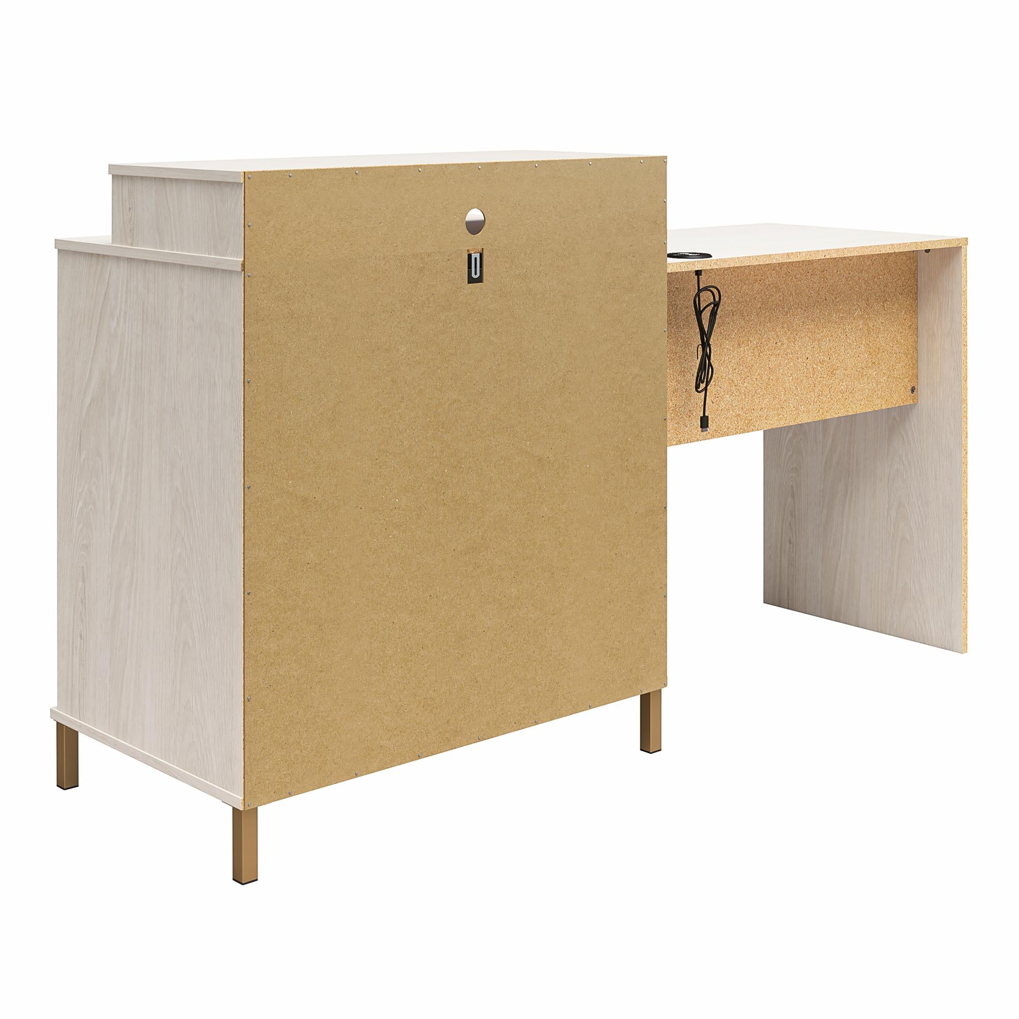 Modern dresser desk combo store